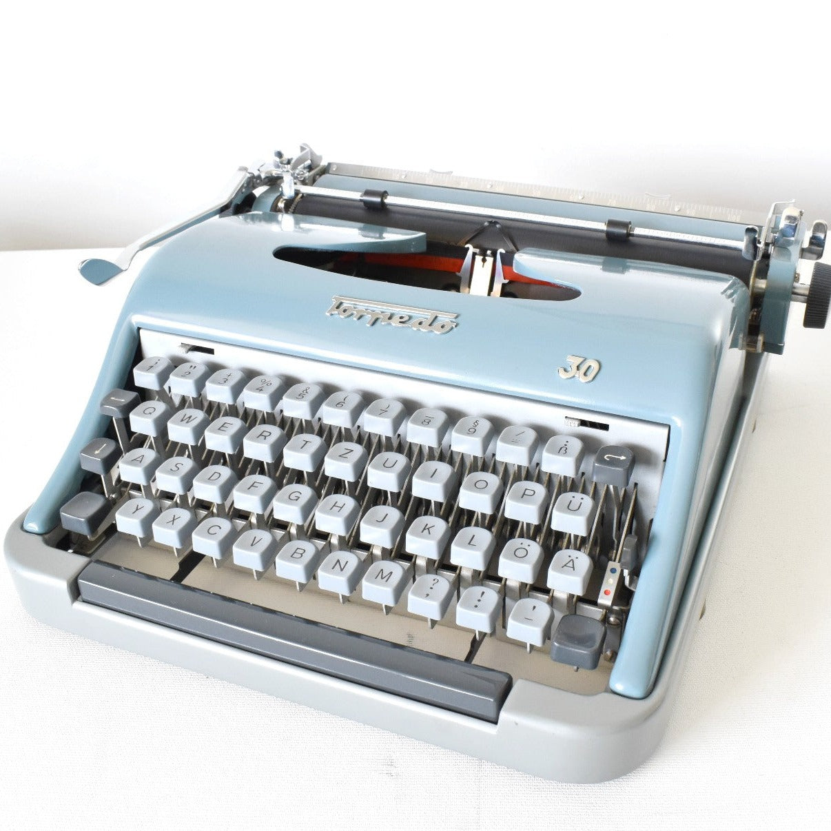 1958 Torpedo 30 typemachine, Elite-lettertype – Amsterdam Typewriter